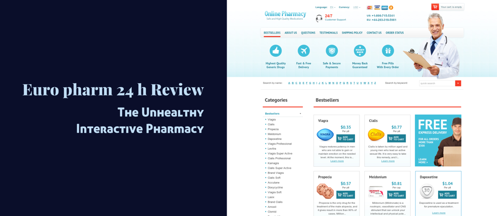 Euro Pharm 24 H Review – The Unhealthy Interactive Pharmacy - Crook ...